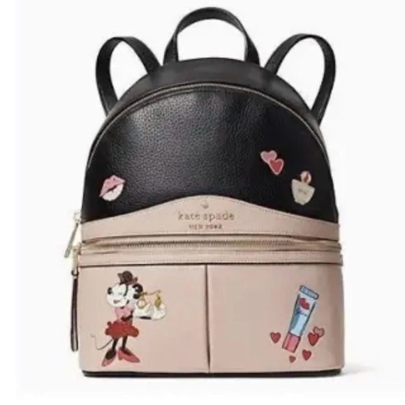 kate spade | Bags | Kate Spade X Disney Minnie Mouse Backpack Bag ...
